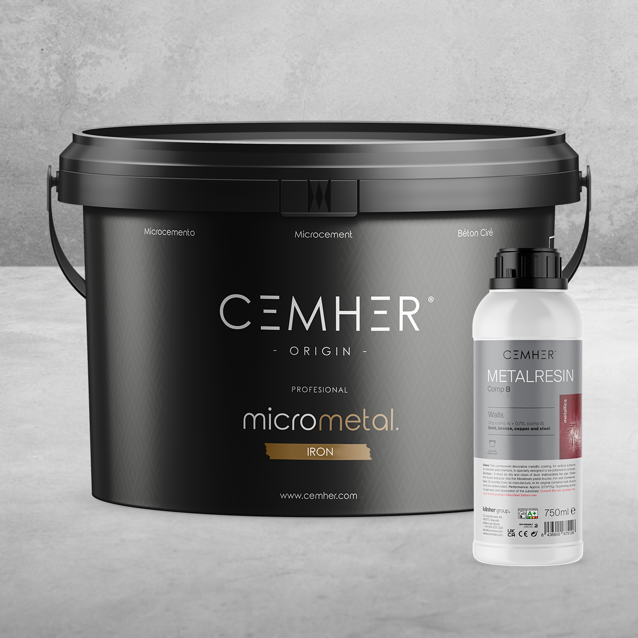 Iron Micrometal + Metal Resin - Relentless Microcement